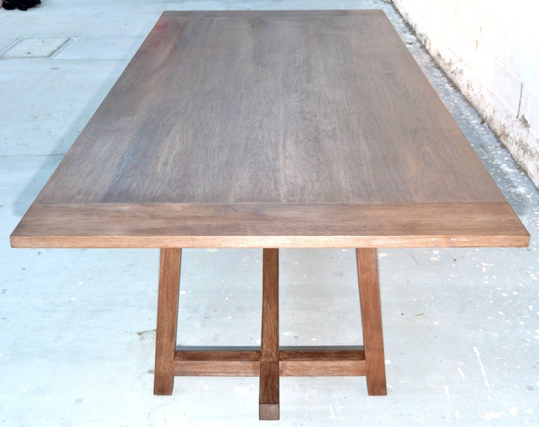 Custom Dining Table in Aged Walnut, Built to Order by Petersen Antiques ...