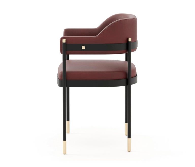 Custom Extra Wide Dining Armchair in Wrought Iron Structure For Sale at ...