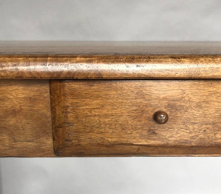 Custom Farmhouse Style Writing Desk with Pencil Drawer For Sale at 1stDibs