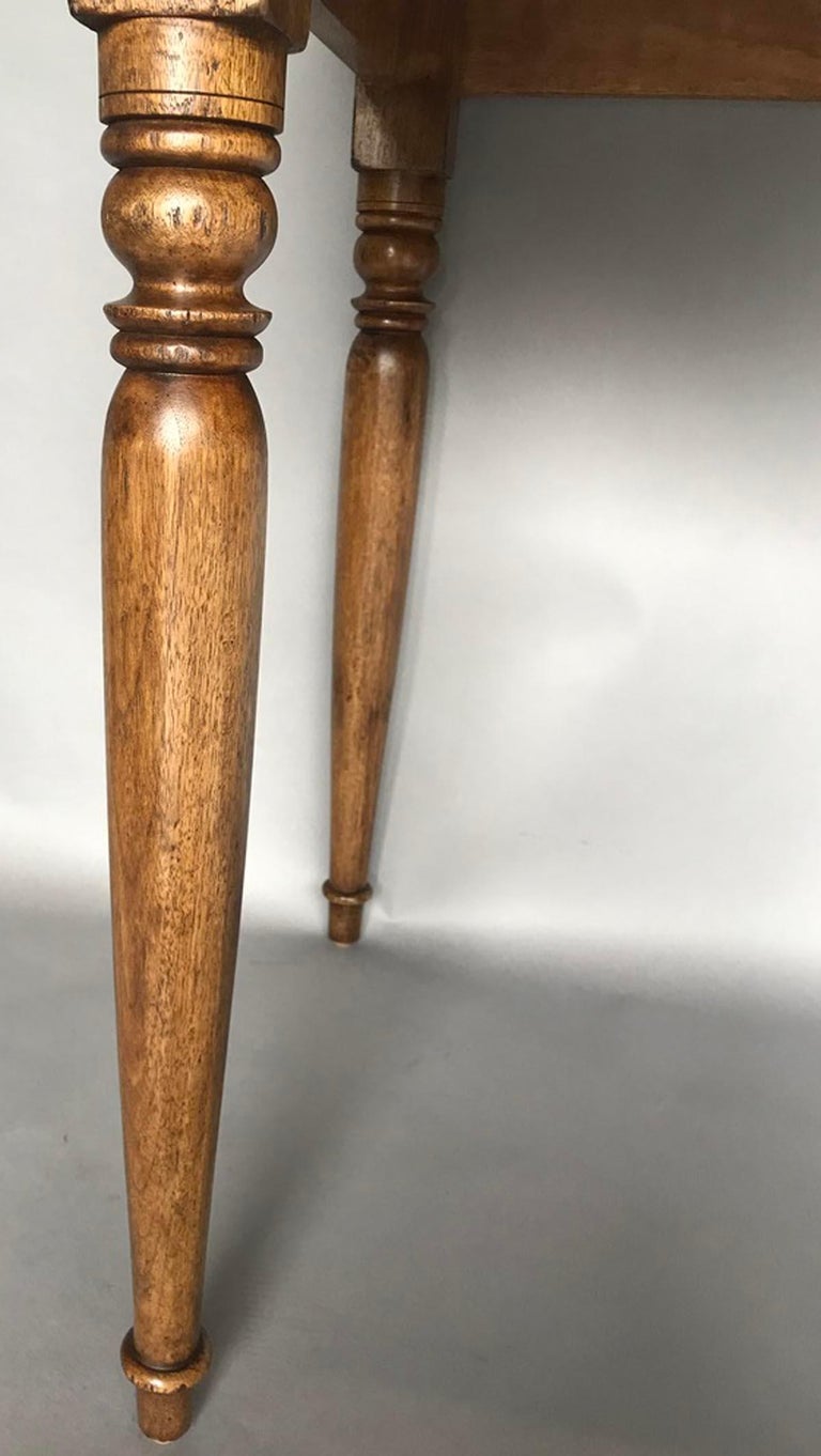 Custom Farmhouse Style Writing Desk with Pencil Drawer For Sale at 1stDibs