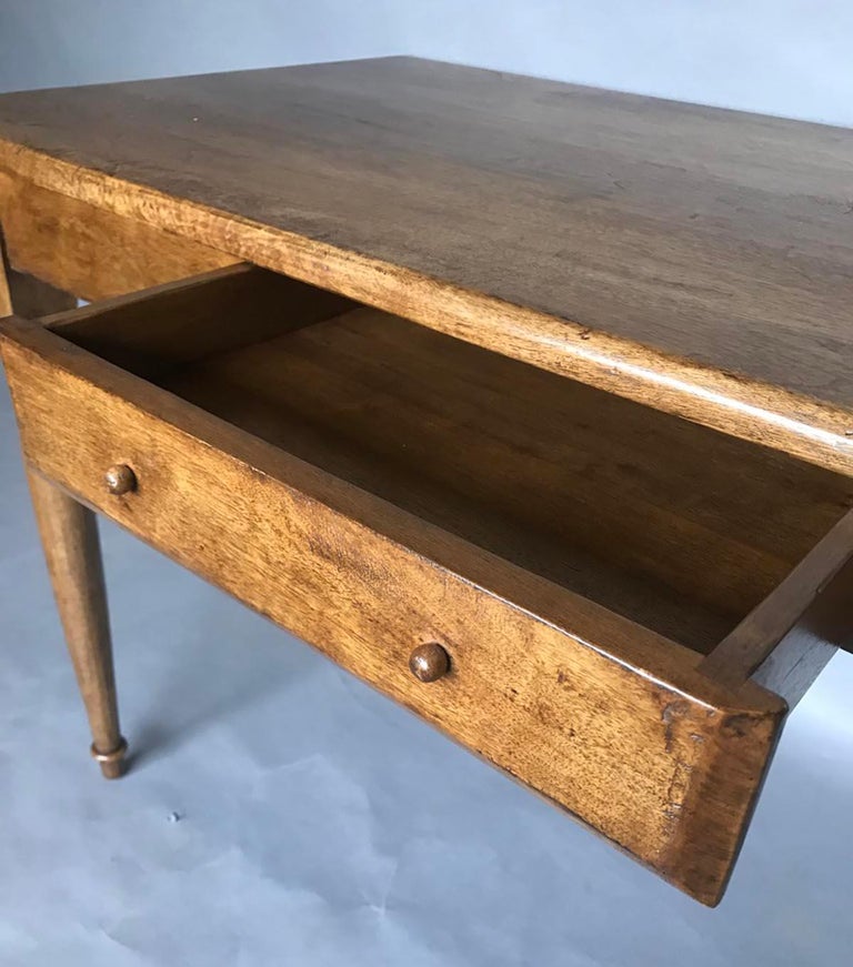 Custom Farmhouse Style Writing Desk with Pencil Drawer For Sale at 1stDibs