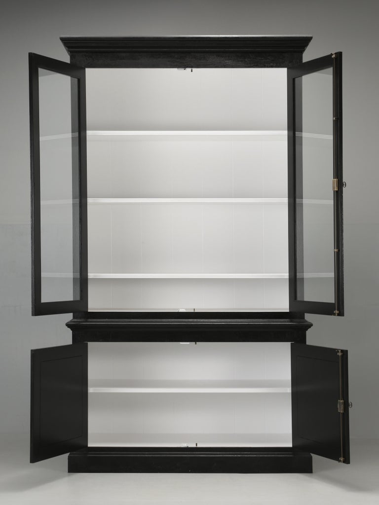 Custom Hand-Made Old Plank Directoire Style Bookcase Available in Any ...