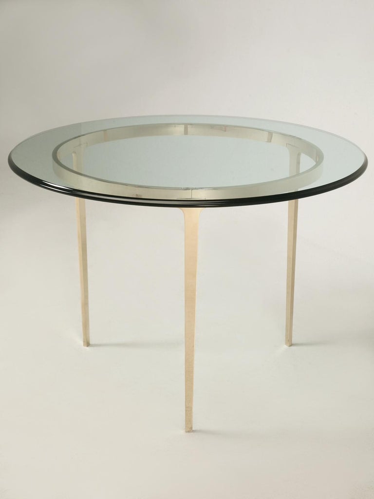 Custom Handmade Round Center Hall Table in Solid Bronze Available in ...