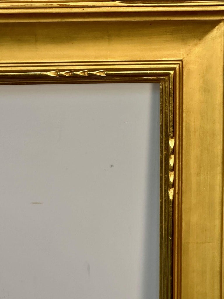 Custom Hollywood Regency Style Carved Giltwood Mirror / Painting Frame ...