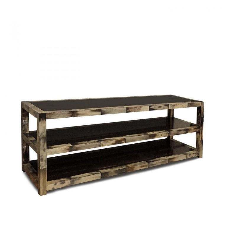 Custom Horn 3-Level Table at 1stDibs