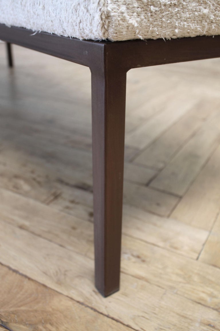 Custom Iron and Vintage Rug Upholstered Bench at 1stDibs | rug bench ...
