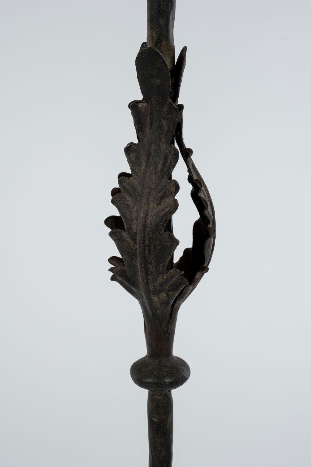 Custom Iron Floor Lamp For Sale at 1stDibs