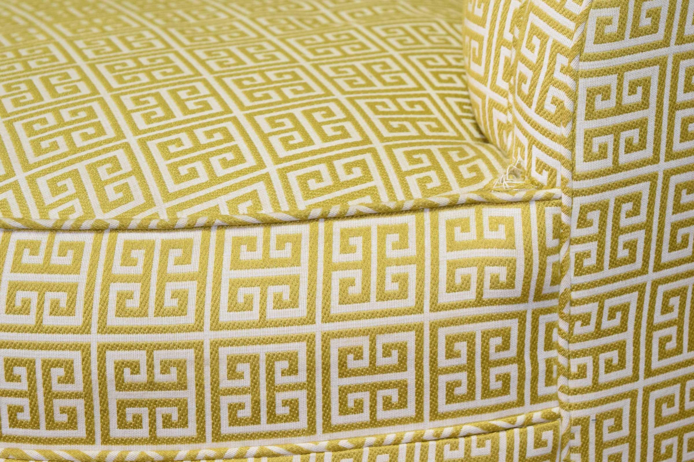 Custom Kidney Shaped Sofa with Kravet Fabric For Sale at 1stDibs ...