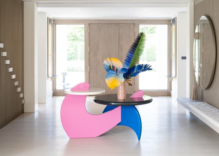 Custom Lacquered Entry Table For Sale at 1stDibs