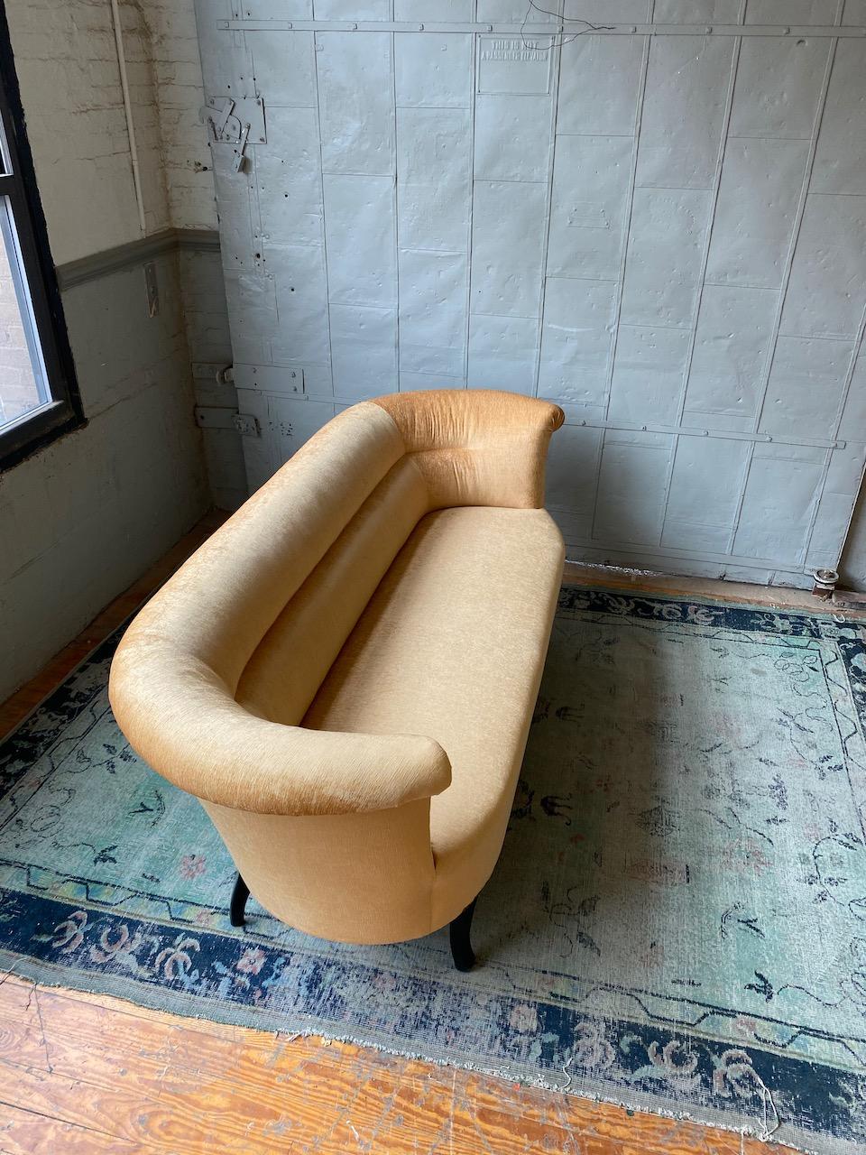 Custom Made Art Deco Style Sofa For Sale at 1stDibs | custom made sofa