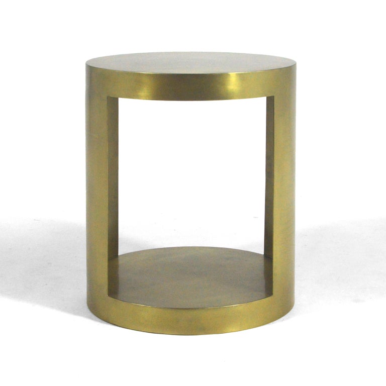 Custom Made Cylindrical Side Table For Sale at 1stDibs | custom made ...