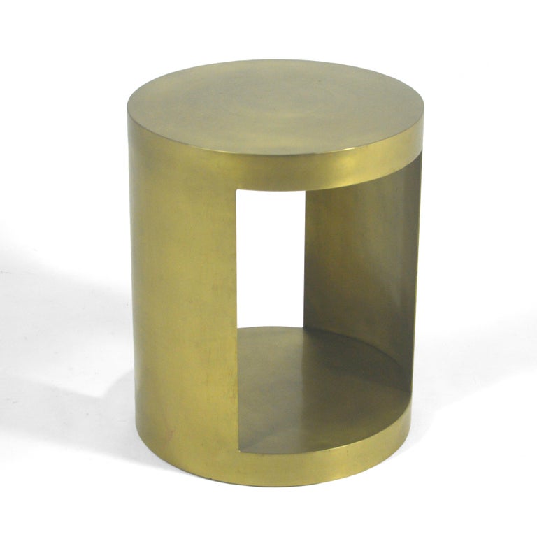 Custom Made Cylindrical Side Table For Sale at 1stDibs | custom made ...