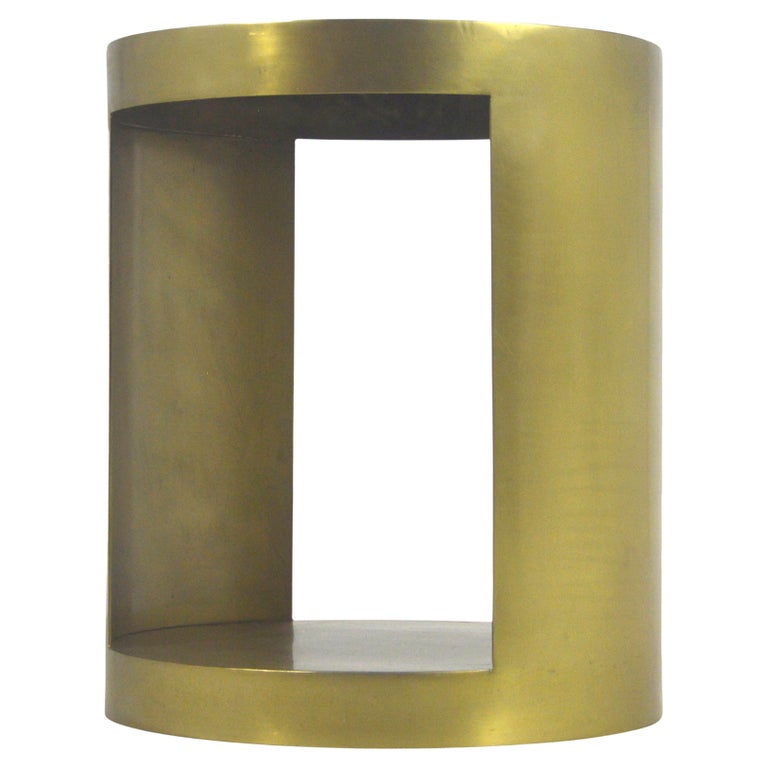 Custom Made Cylindrical Side Table For Sale at 1stDibs | custom made ...