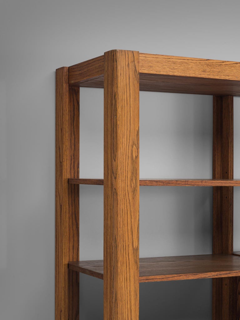 Custom-Made Italian Shelf in Walnut For Sale at 1stDibs