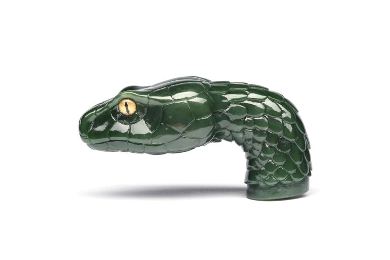Custom Made Jade Snake Collectors Commission For Sale at 1stDibs