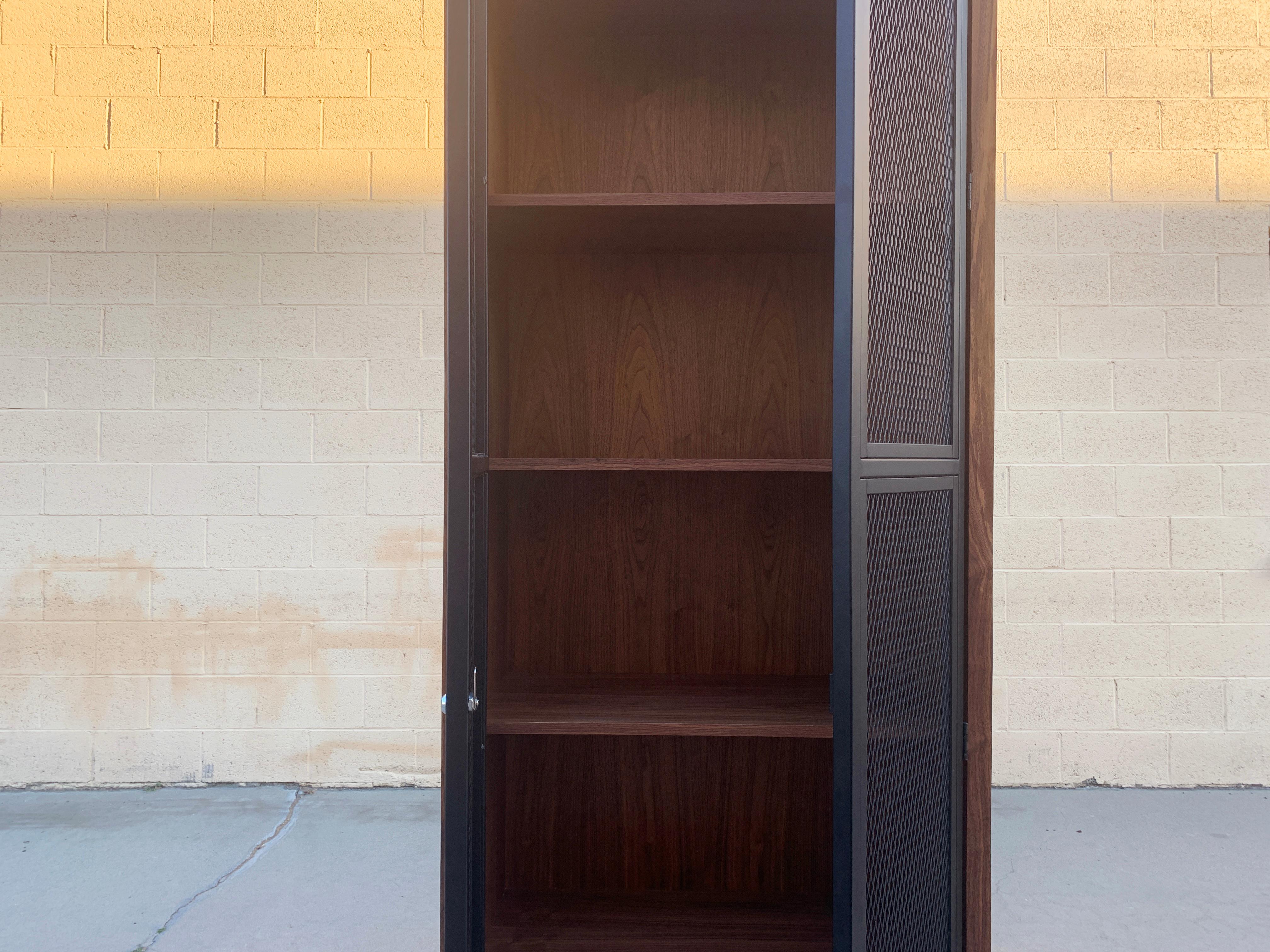 Custom Made Locking Cabinet with Expanded Metal Doors, Heavy Duty at ...