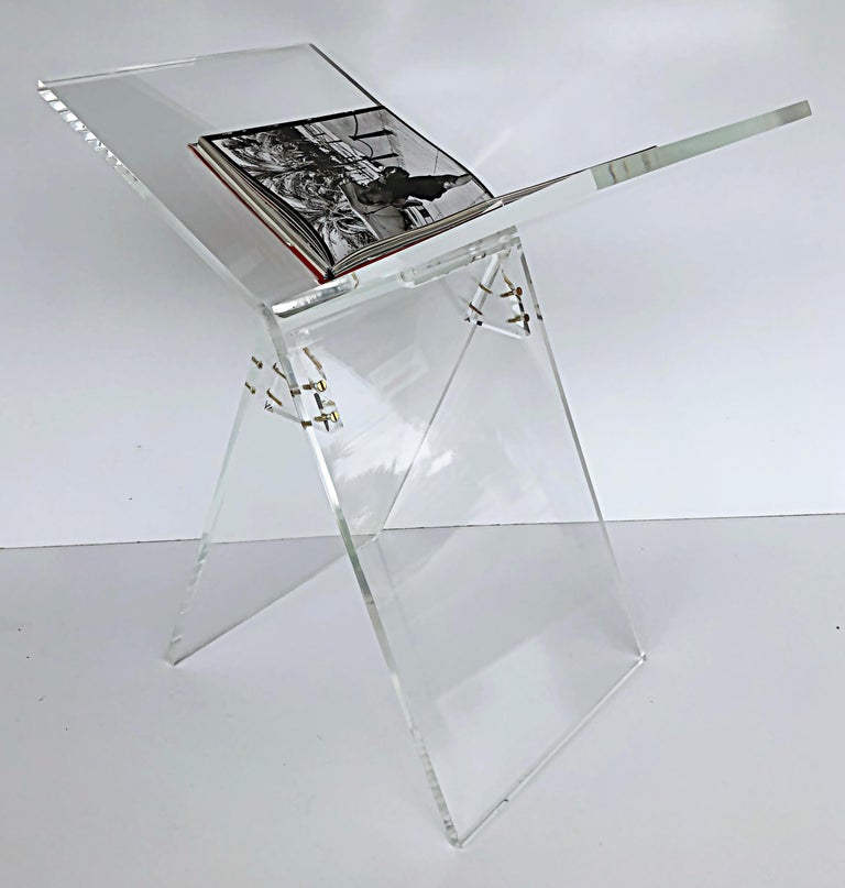 Custom Made Lucite Oversized Coffee Table Book Stand for Taschen Sumos ...