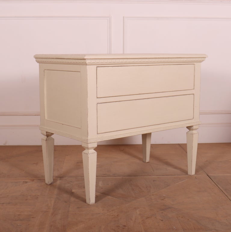 Custom Made Painted Commode For Sale at 1stDibs