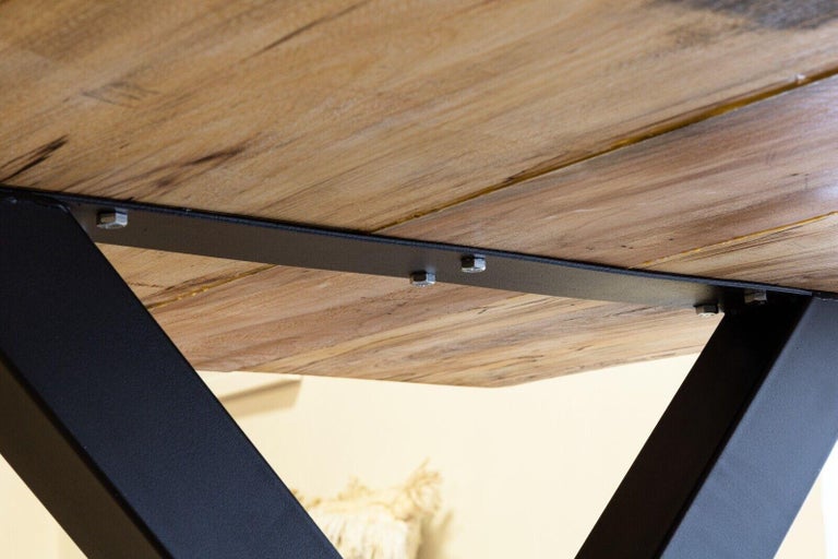 Custom Made Raw Edge Hackberry Ambrosia Maple Dining Table with Cedar ...