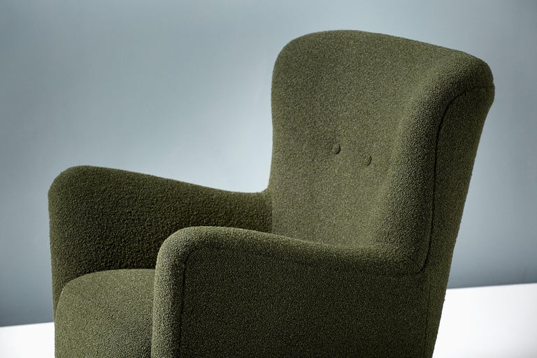 Custom Made RYO Boucle Lounge Chairs For Sale at 1stDibs