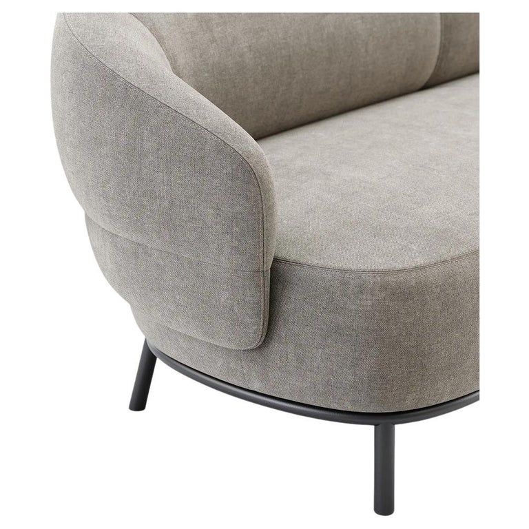 Custom Made Sofa Featuring Horizontal Bands of Haute-Couture Stitching ...