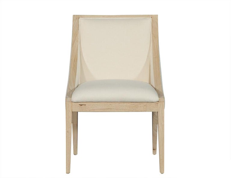 Custom Made to Order Set of 10 Modern Deco Contemporary Dining Chairs ...