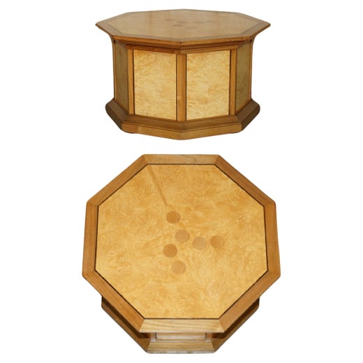 David Linley London Marquetry Watch and Cufflink Jewelry Box with Key ...