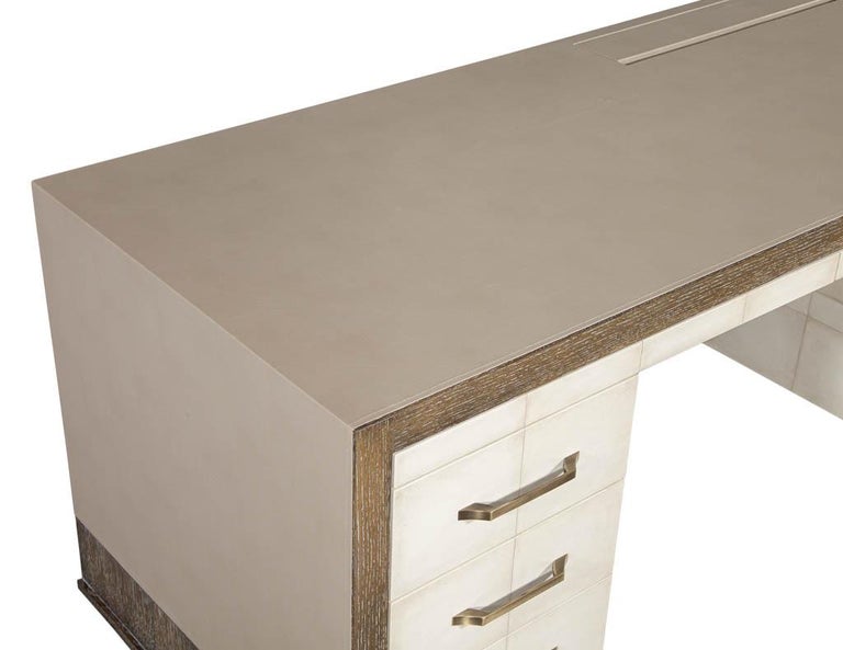 Custom Modern Executive Desk at 1stDibs