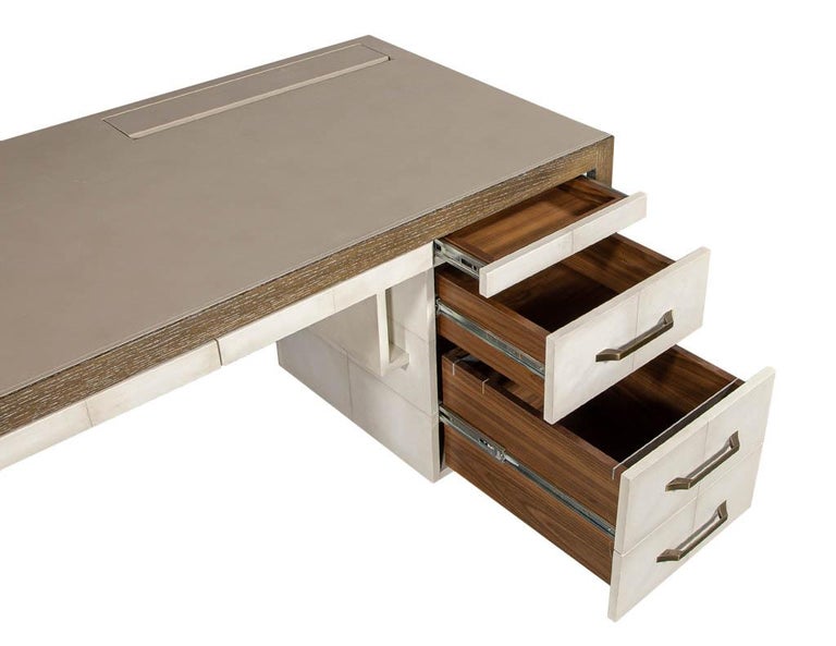 Custom Modern Executive Desk at 1stDibs