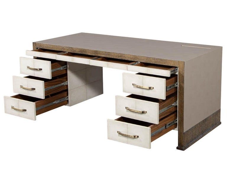 Custom Modern Executive Desk at 1stDibs