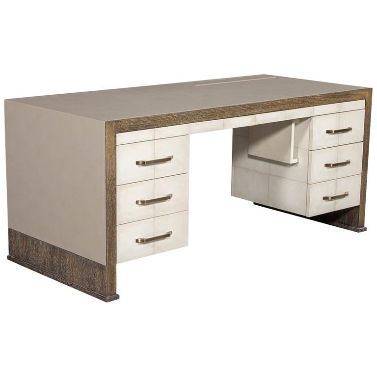 Custom Modern Executive Desk at 1stDibs