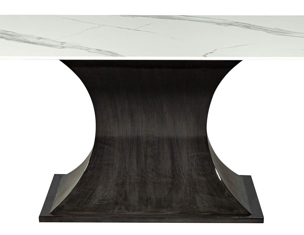 Custom Modern White Porcelain Dining Table by Carrocel at 1stDibs ...