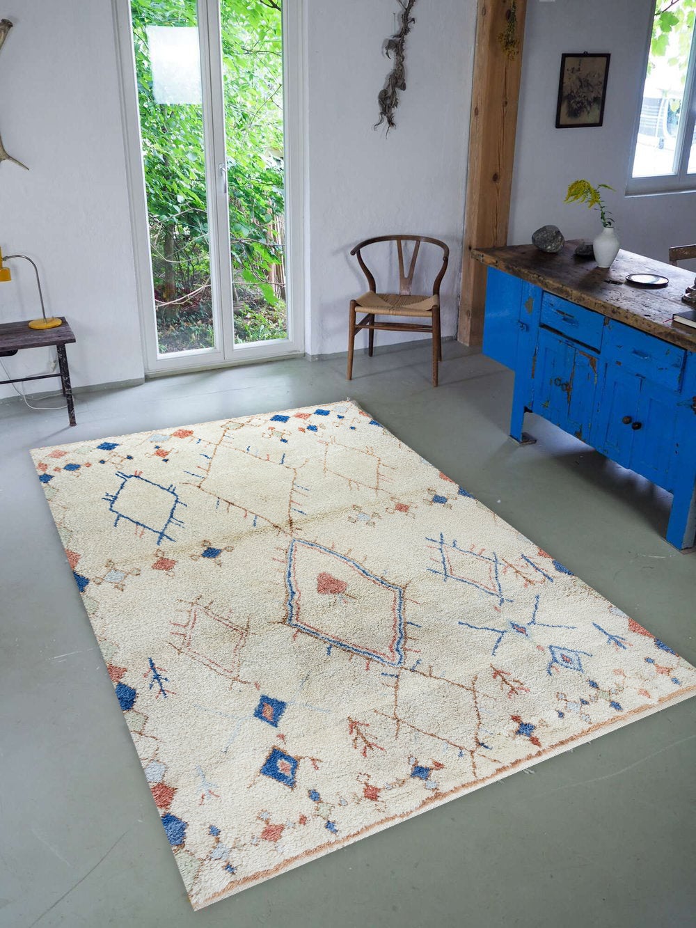 Custom Moroccan Berber Tulu Rug, 100% Soft, Cozy Wool, Modern ...