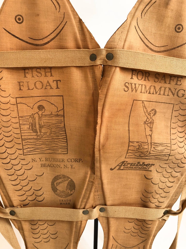 Custom Mounted Unusual Vintage Child's Swimming Floats and Goggles at ...