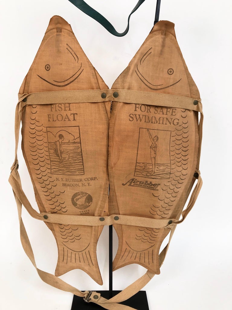 Custom Mounted Unusual Vintage Child's Swimming Floats and Goggles at ...