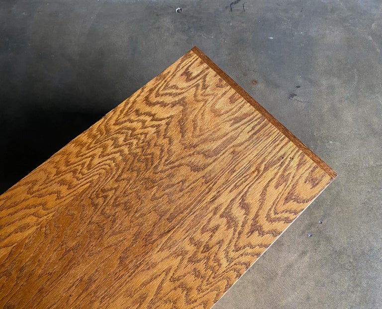 Custom Oak Plywood Small Scale Three Drawer Chest, 1970's For Sale at ...