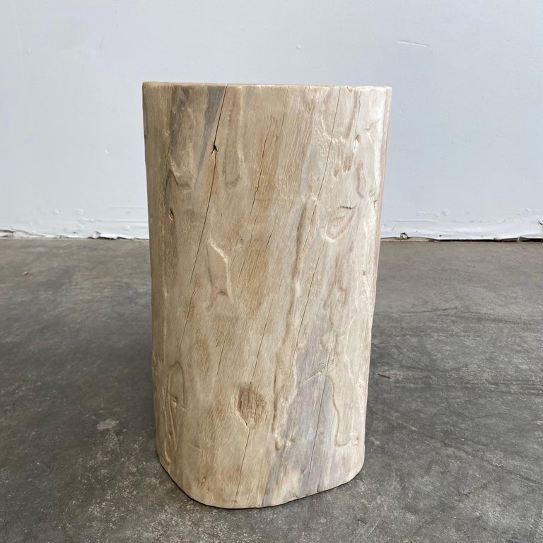 Natural Wood Stump Stool or Side Table at 1stDibs | natural wood stool ...