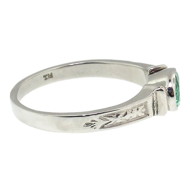 Custom Platinum Ring with Brazilian Paraiba Tourmaline at 1stDibs ...