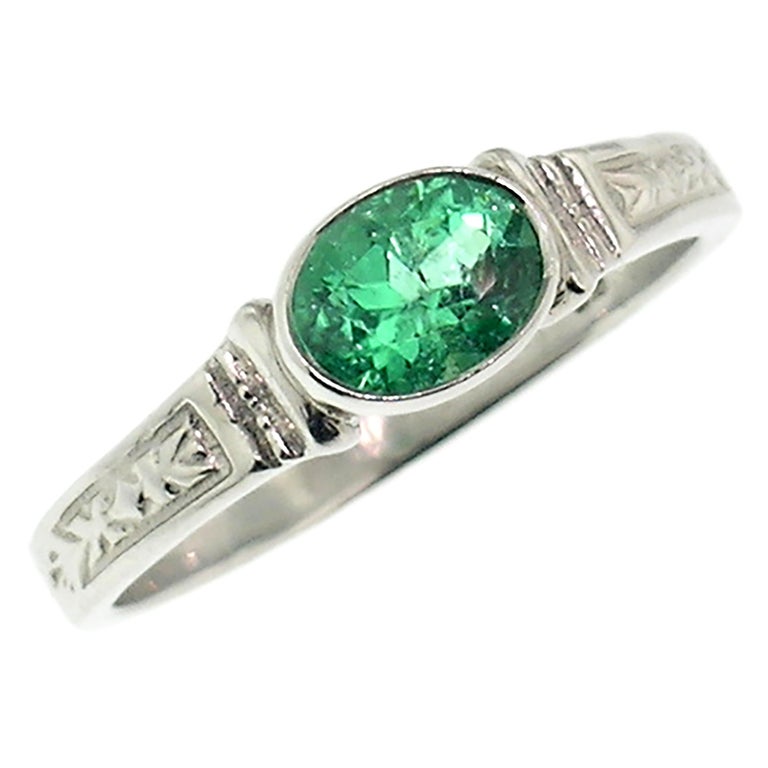 Custom Platinum Ring with Brazilian Paraiba Tourmaline at 1stDibs ...