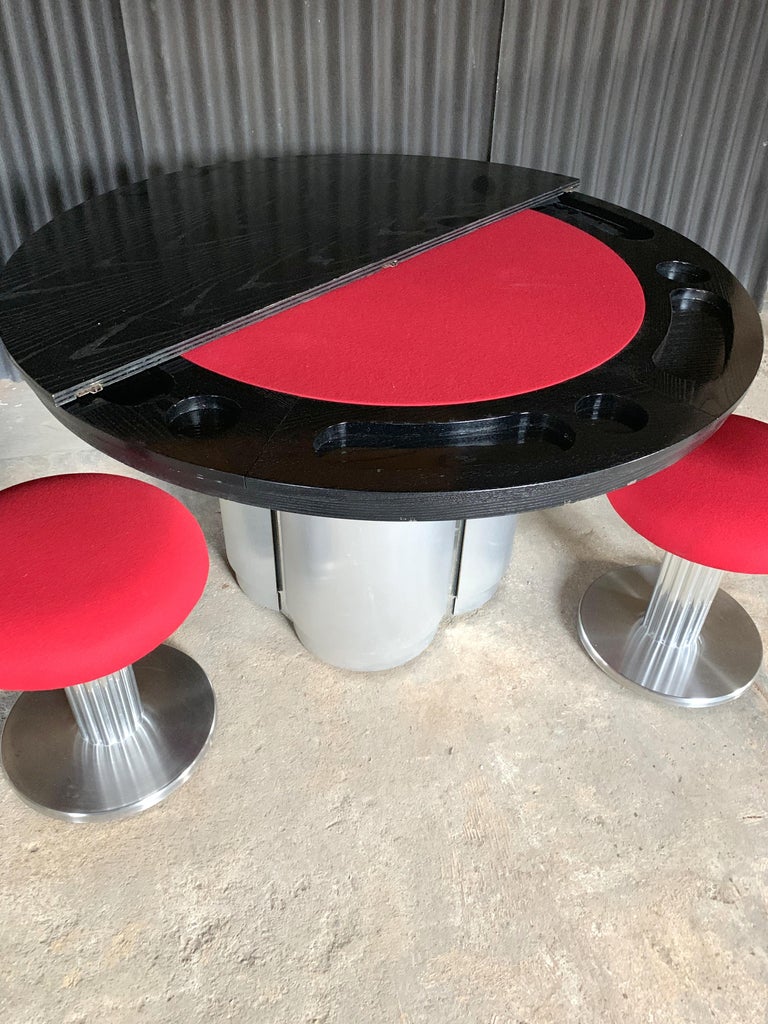 Custom Poker, Card Table, 1988 at 1stDibs | custom card table, custom ...
