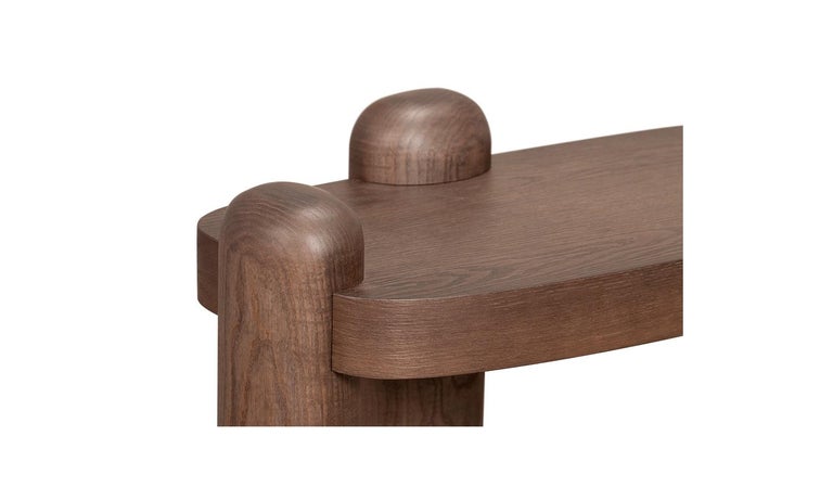 Custom Rectangular Coffee Table With Rounded Edges For Sale at 1stDibs