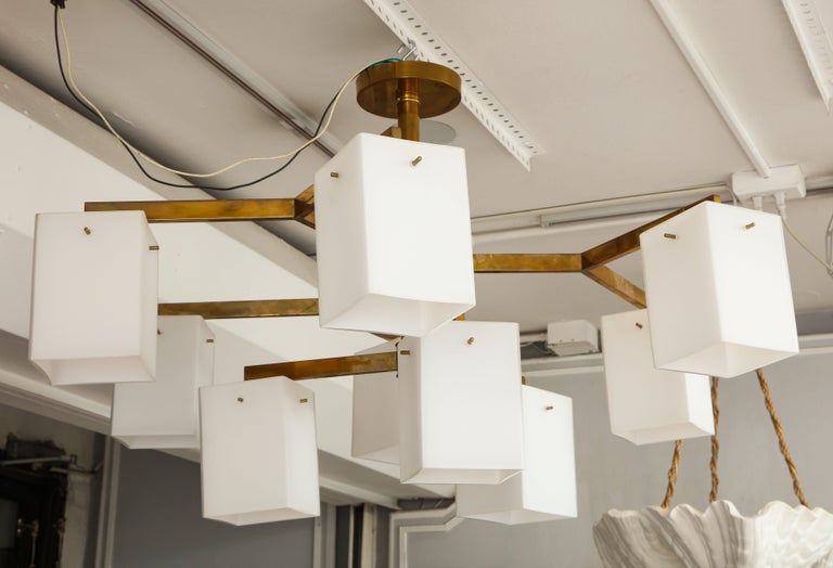 Custom Sculptural Jules Lighting Fixture For Sale at 1stDibs