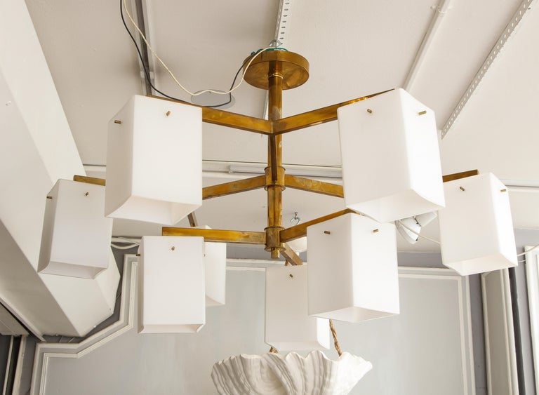 Custom Sculptural Jules Lighting Fixture For Sale at 1stDibs