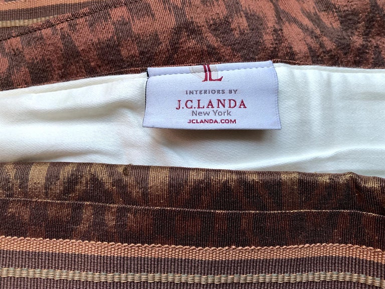 Custom Silk Curtain Panels by Michael Smith and J. C. Landa, a Set of 4 ...