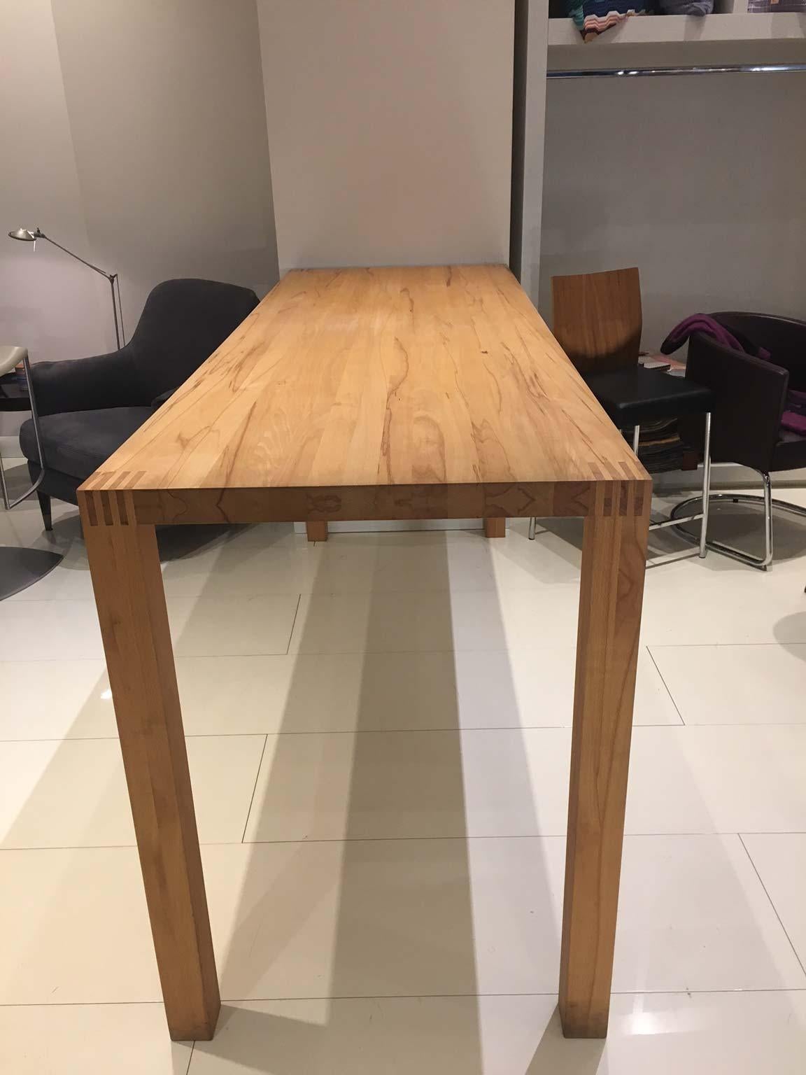 Custom Size Solid Core Beech Wood Bar / Work Table by Team 7 at 1stDibs