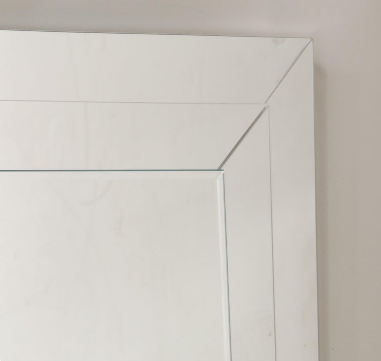 Custom Square Stacked Mirror For Sale at 1stDibs