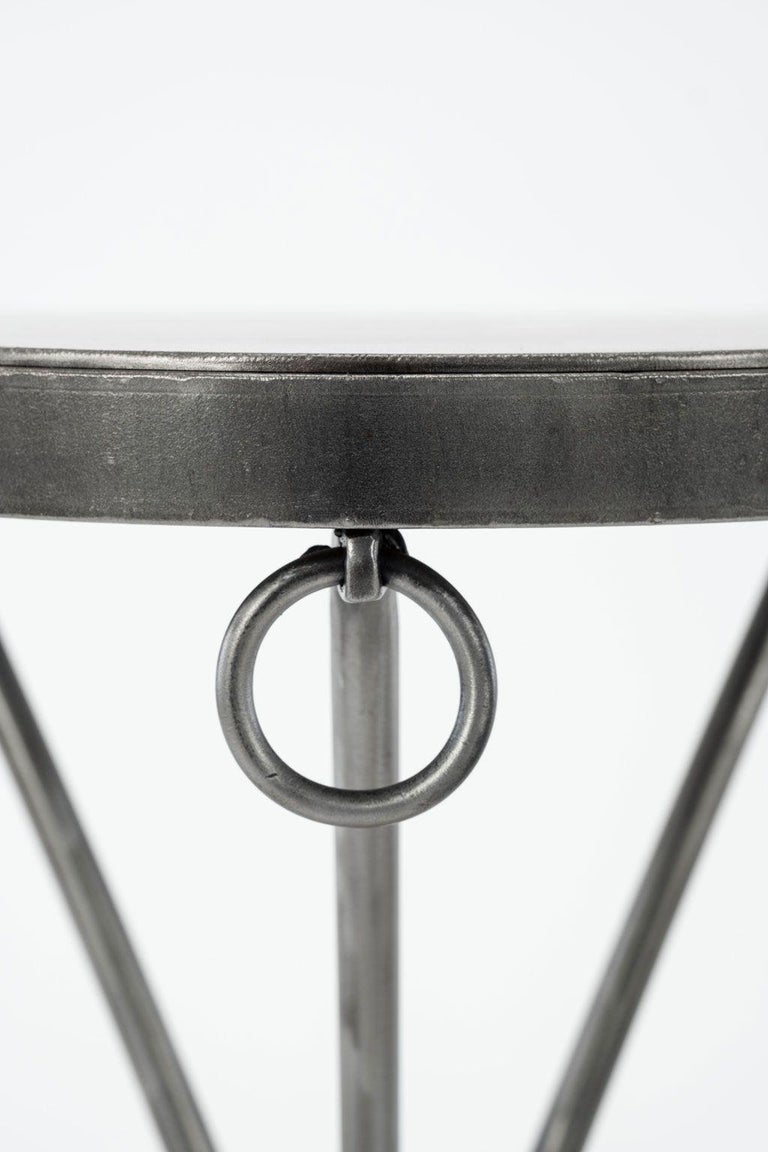 Custom Steel Drinks Table For Sale at 1stDibs