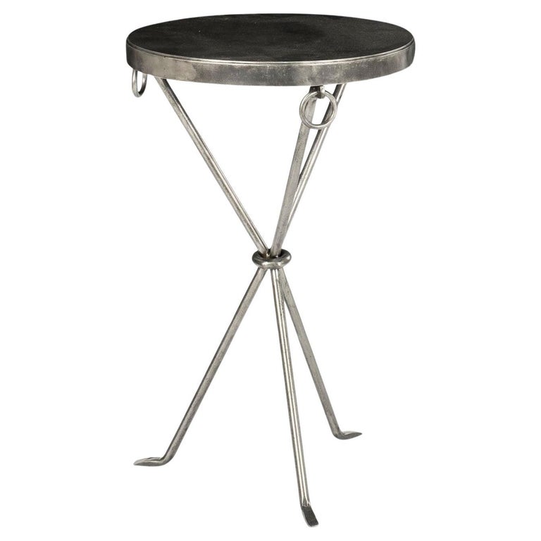 Custom Steel Drinks Table at 1stDibs