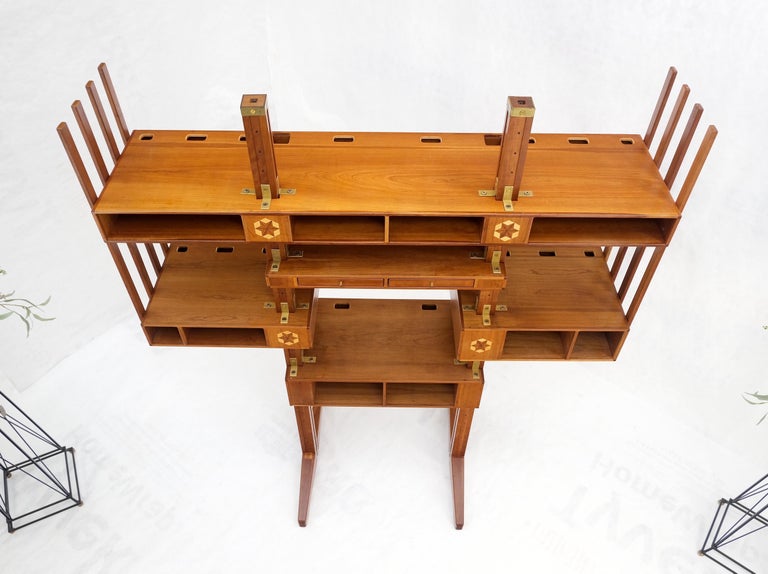 Custom Stereo Equipment Etagere Shelf W/ Sophisticated Concealed Chaise ...
