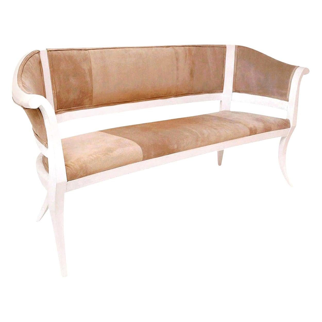 J.F. Fitzgerald Custom Upholstered Sofa For Sale at 1stDibs